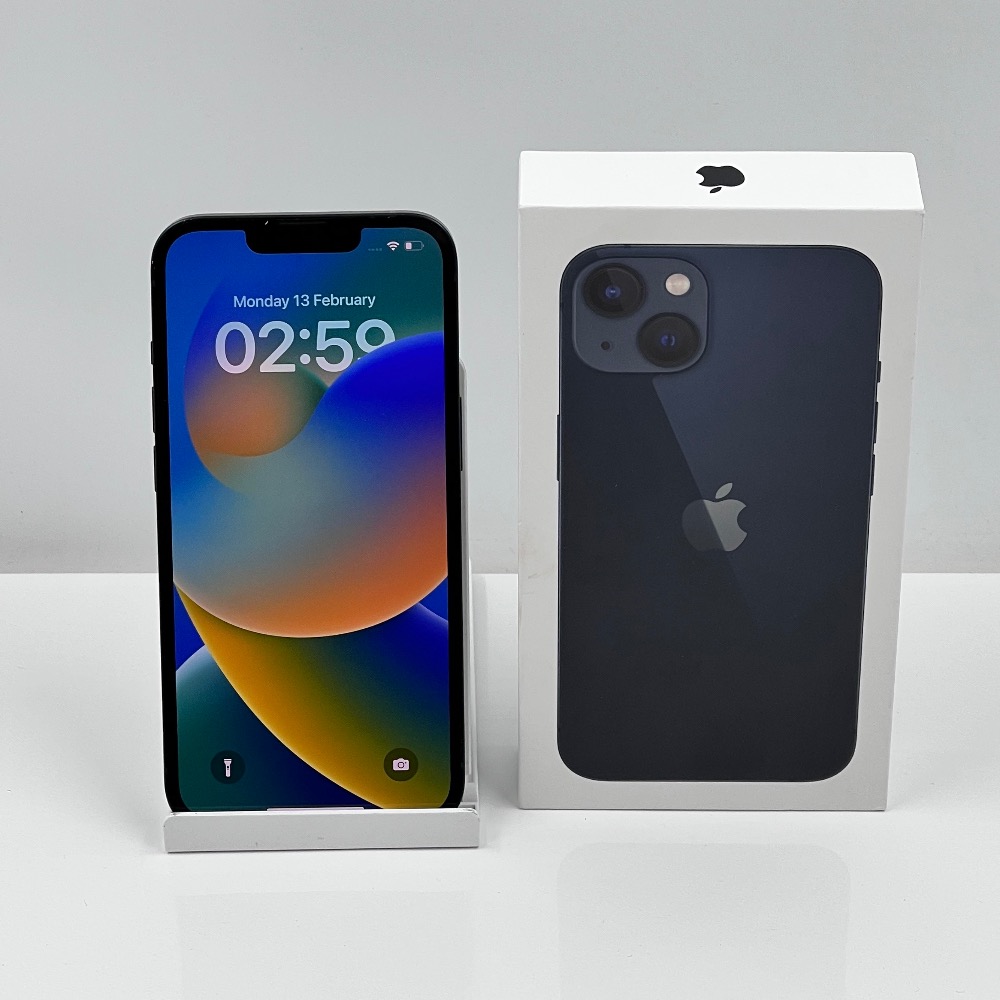 Pre-owned APPLE IPHONE 13 A2633 - 128GB / UNLOCKED MIDNIGHT - Own4Less